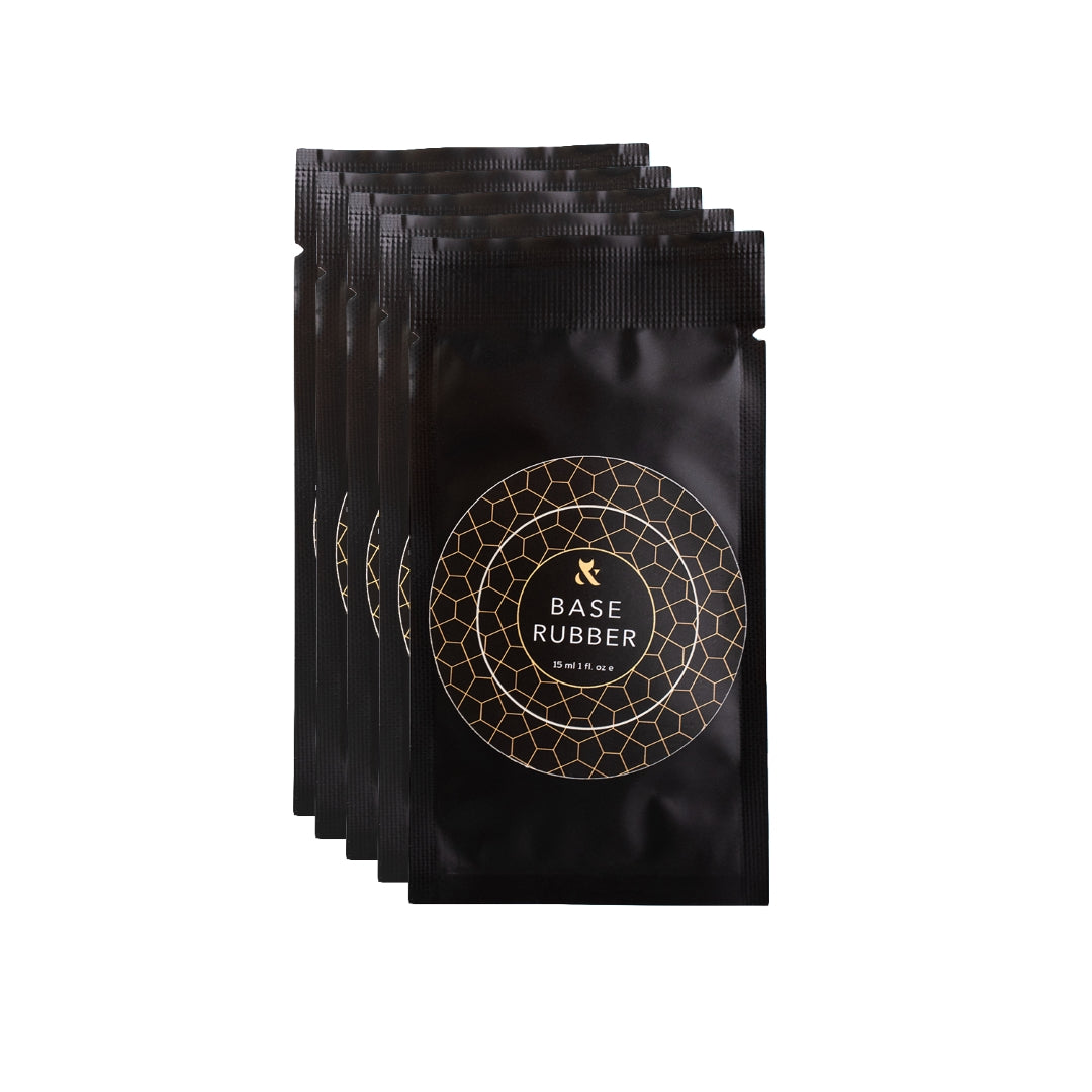 Rubber Base in Sachet Box 5x15ml - New & Practical – Neglbutikk.no
